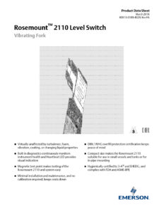 product-data-sheet-rosemount-2110-compact-vibrating-fork-liquid-level ...